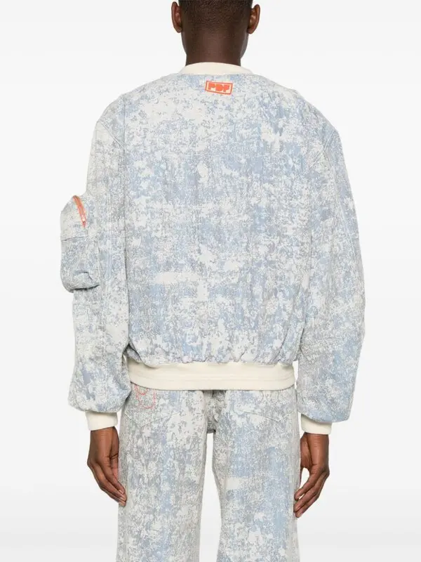 PDF Dust-effect Denim Jacket
