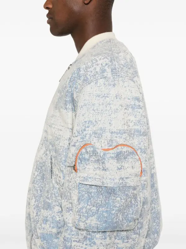 PDF Dust-effect Denim Jacket
