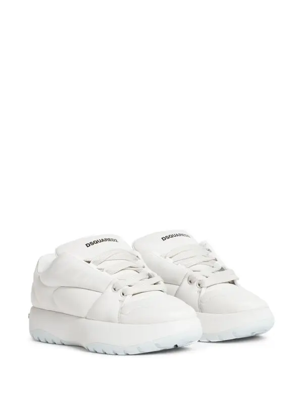Dsquared2 Inflated-effect Low-top Sneakers - White