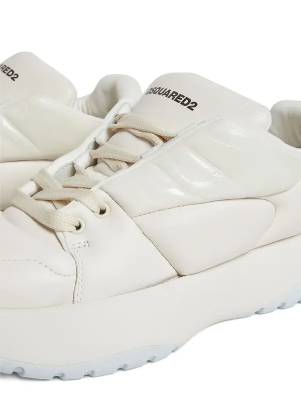 Dsquared2 Inflated-effect Low-top Sneakers - White