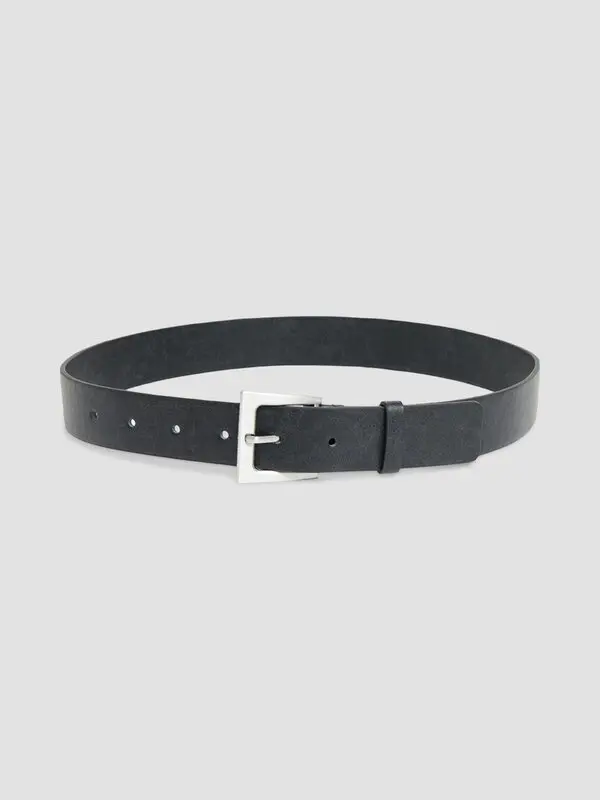 Apparis Burke Faux-leather Buckle Belt - Noir