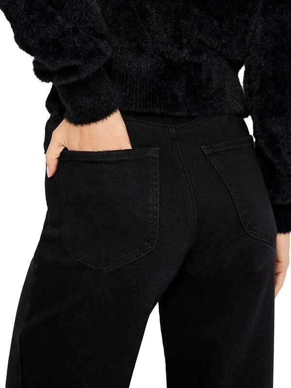 Good American Soft Tech Good Waist Palazzo Jeans