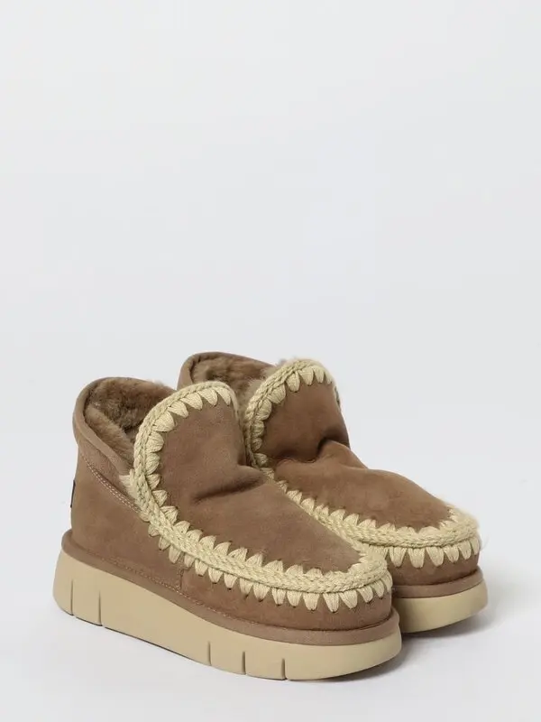 Mou Ankle Boots - Beige