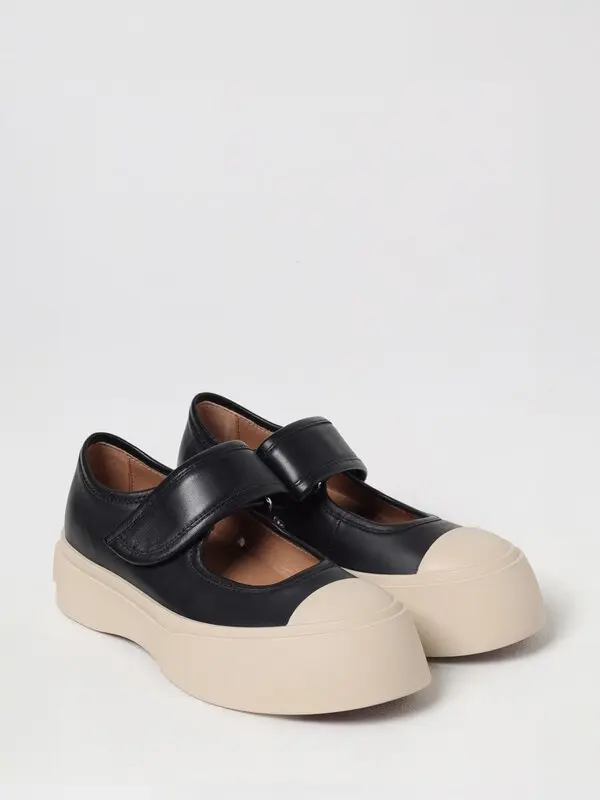 Marni Mary Jane Flat - Black