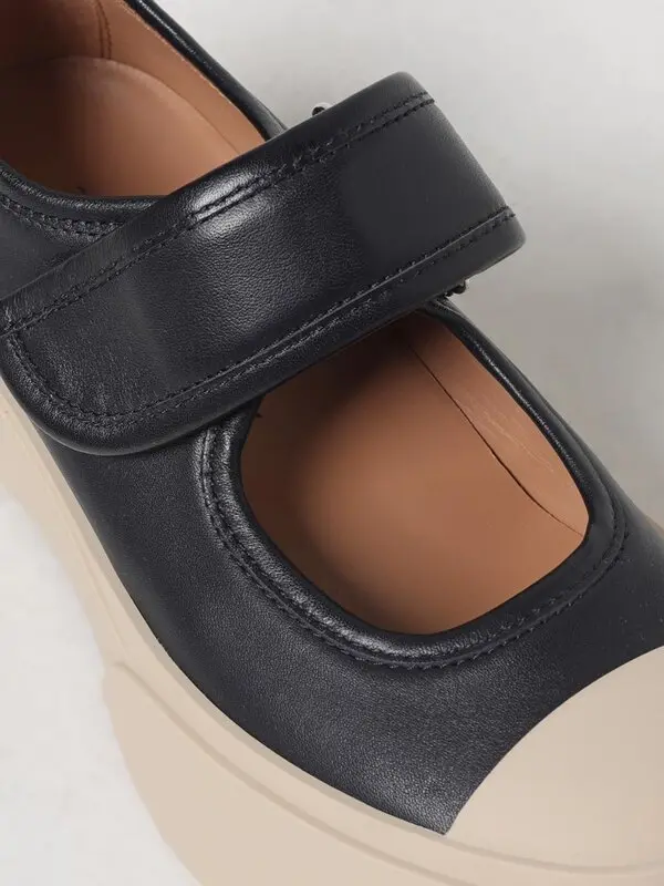 Marni Mary Jane Flat - Black