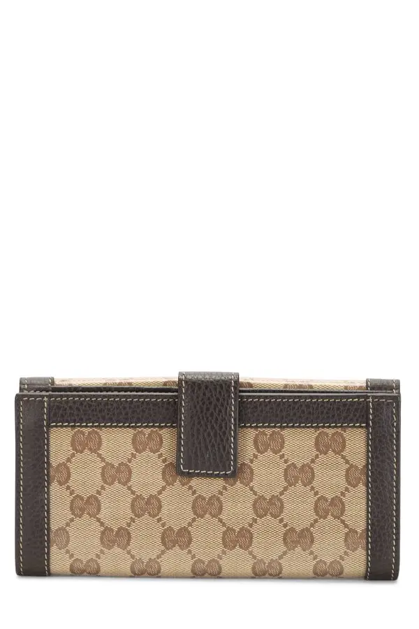 Gucci Gg Crystal Canvas Continental Wallet