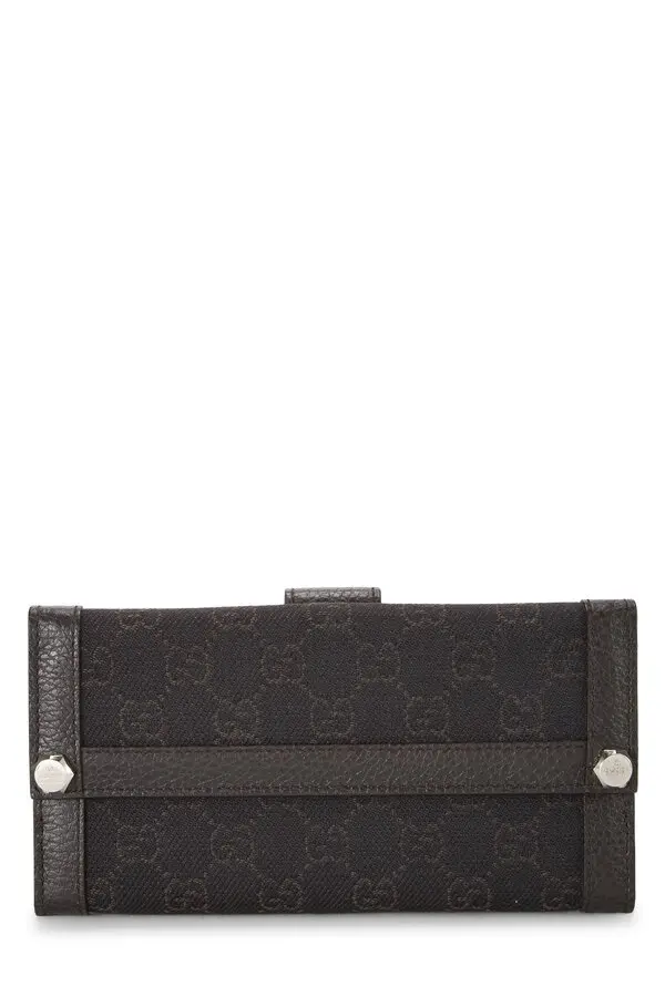 Gucci Gg Denim Continental Wallet