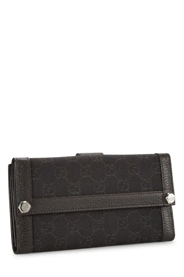 Gucci Gg Denim Continental Wallet