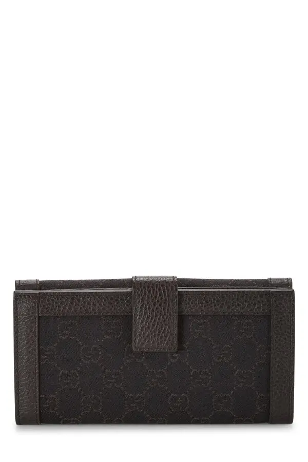 Gucci Gg Denim Continental Wallet