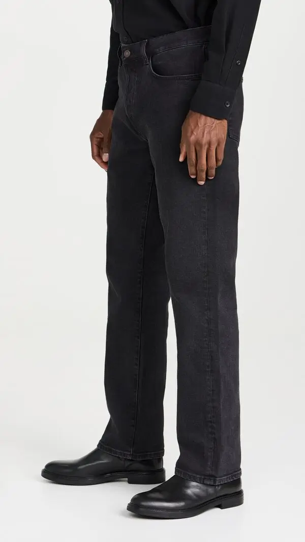 JEANERICA Casual Relaxed Straight Leg Jeans - Black 2 Weeks