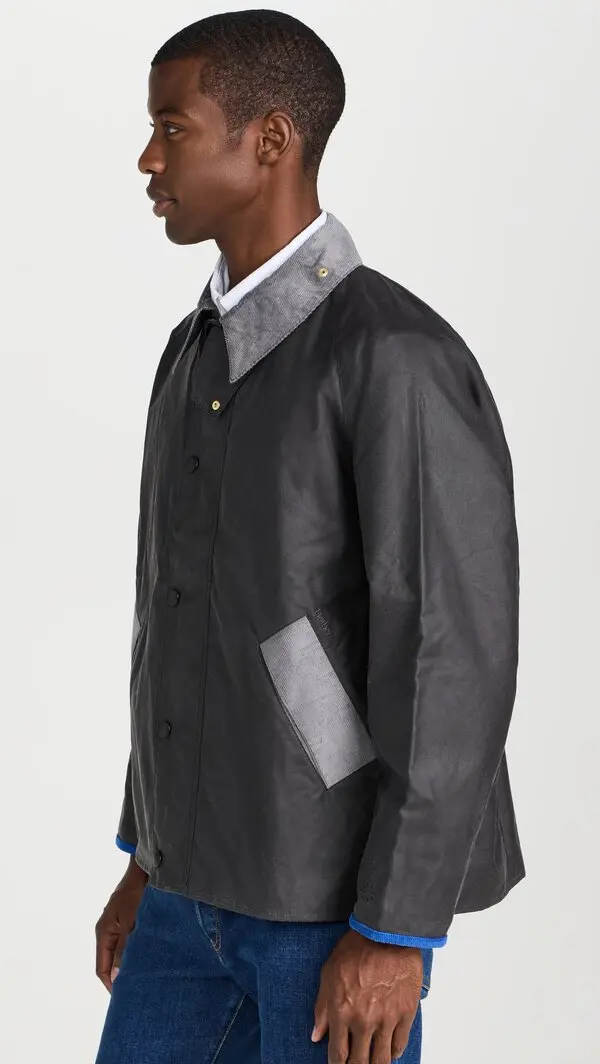 【美品】Barbour TRANSPORT WAX 完売 グレー Barbour / Barbour Transport Wax Jacket