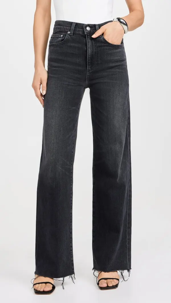 LE JEAN Column Trouser Jeans - Shadow