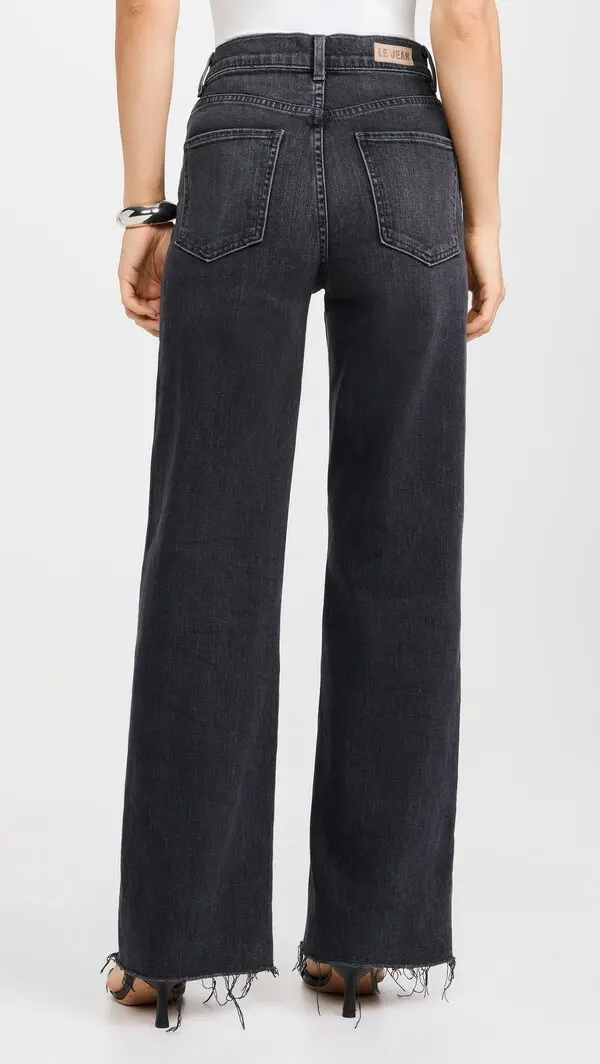 LE JEAN Column Trouser Jeans - Shadow
