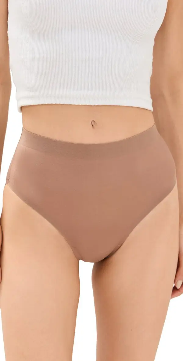 Spanx Shape Sheer Control Bikini - Cafe Au Lait