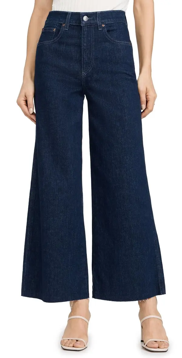 LE JEAN Juliette Wide-leg Ankle Jeans