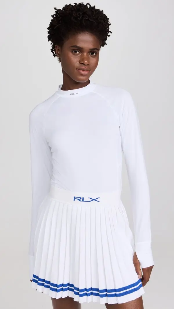 Rlx Ralph Lauren Recycled Peached Airflow Long Sleeve Base Layer