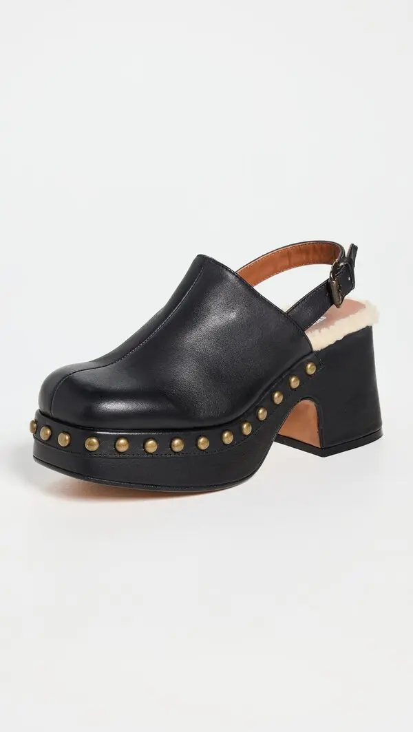 Free People Autumn Studded Platform Clogs