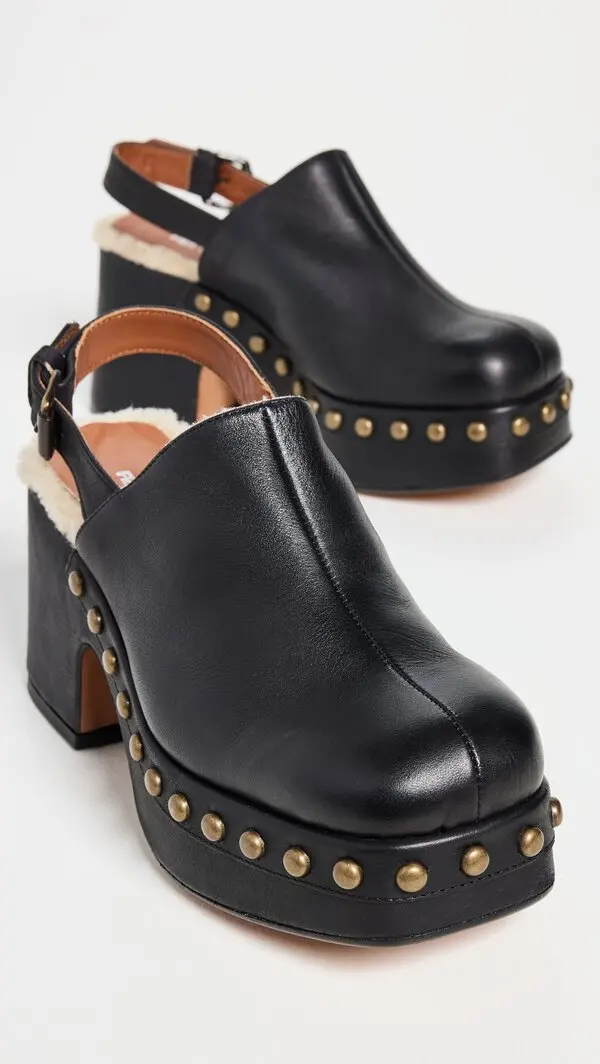 Free People Autumn Studded Platform Clogs