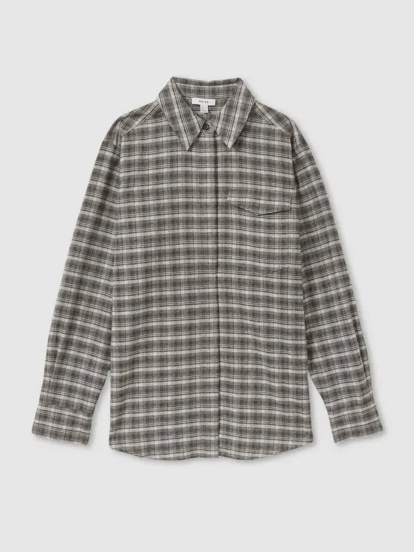 REISS Lorena Checked Shirt
