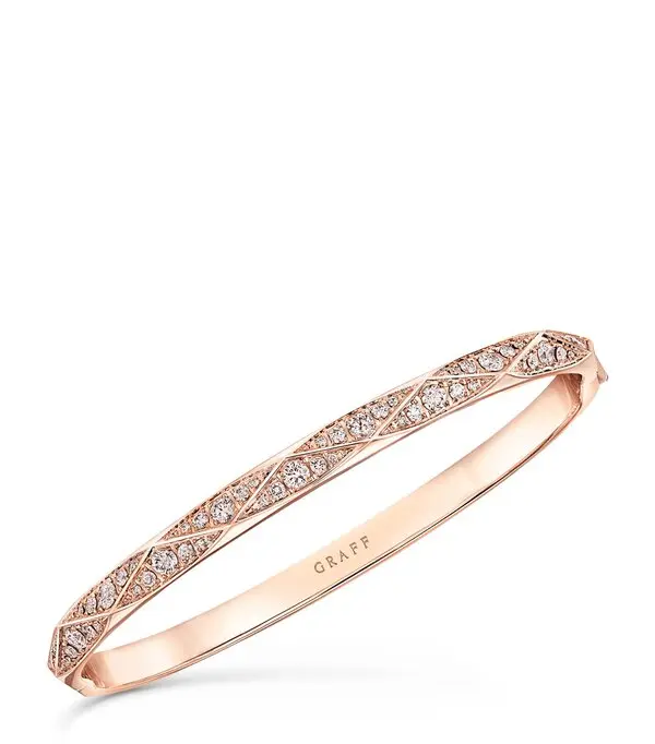 Graff Laurence Signature Diamond Bangle - Rose Gold