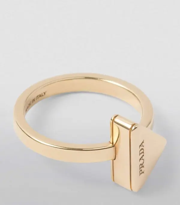 Prada Triangle Ring - Metallic