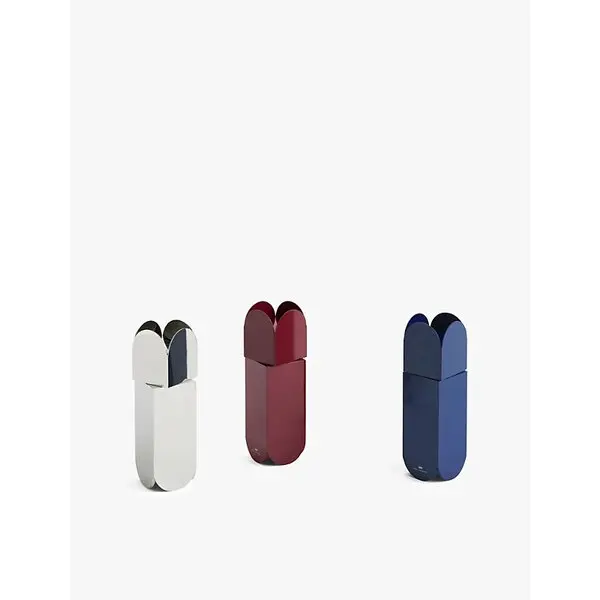 HAY Arcs Stainless-steel Salt And Pepper Grinder 17cm - Burgundy