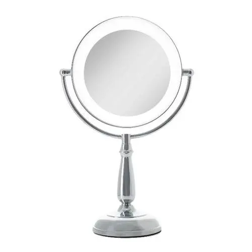 ZADRO Lighted Makeup Mirror With 10x/1x Magnification & Touch Base Controls - Chrome