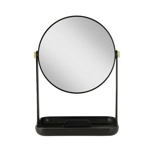 ZADRO Back-to-school Makeup Mirror With Accessory Tray & Phone Holder - Black