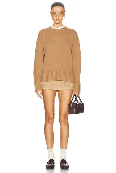 Guest In Residence Cashmere Crew Neck Sweater