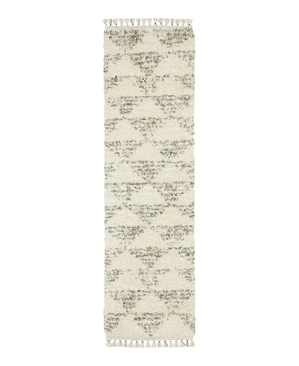 ORIENTAL WEAVERS Axis Ax05a Runner Area Rug, 2'3 X 7'6 - Ivory