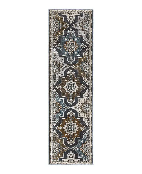 ORIENTAL WEAVERS Ellington Ell07 Runner Area Rug, 2'3 X 7'6 - Multi