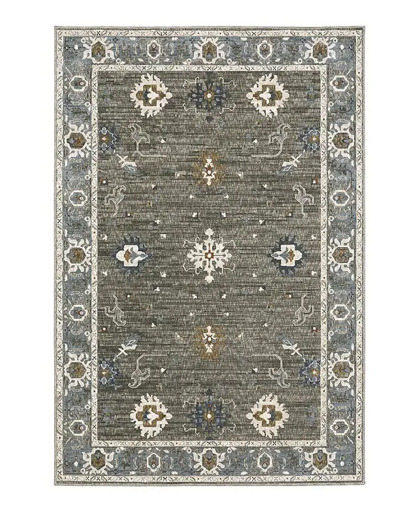ORIENTAL WEAVERS Ellington Ell09 Area Rug, 5'3 X 7'6 - Gray