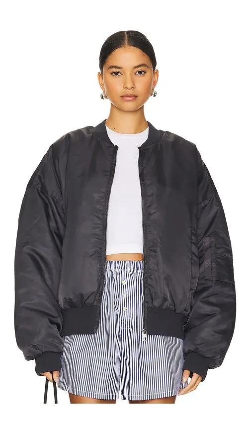 Lioness Essential Bomber Jacket - Dark Slate