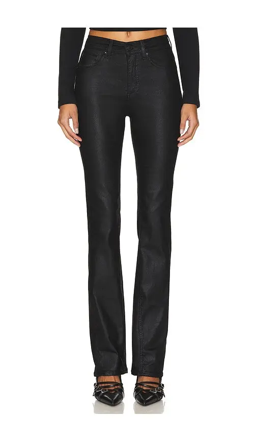 Free People Xena Coated Straight Jeans
