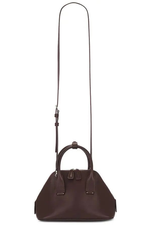 THE ROW Mini Devon Saddle Leather Bag