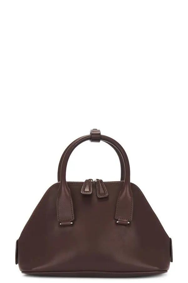 THE ROW Mini Devon Saddle Leather Bag
