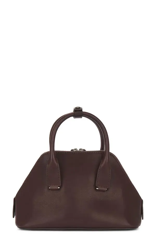 THE ROW Mini Devon Saddle Leather Bag