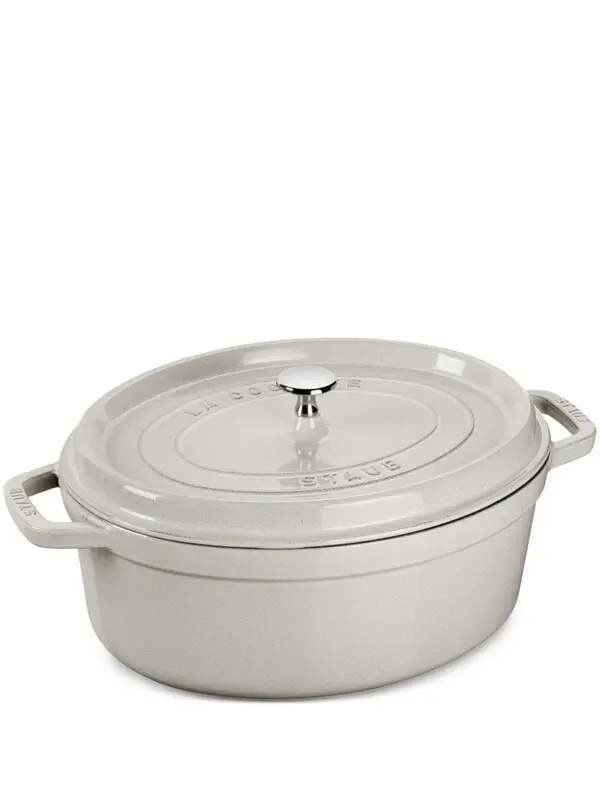 STAUB Oval Cocotte Casserole - White