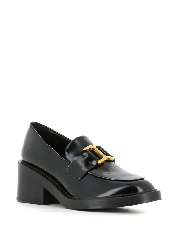 Chloé 60mm Buckled Leather Loafers
