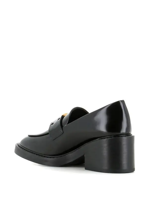 Chloé 60mm Buckled Leather Loafers