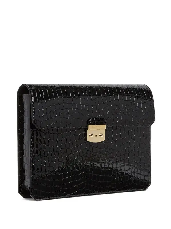Dsquared2 Crocodile-embossed Clutch