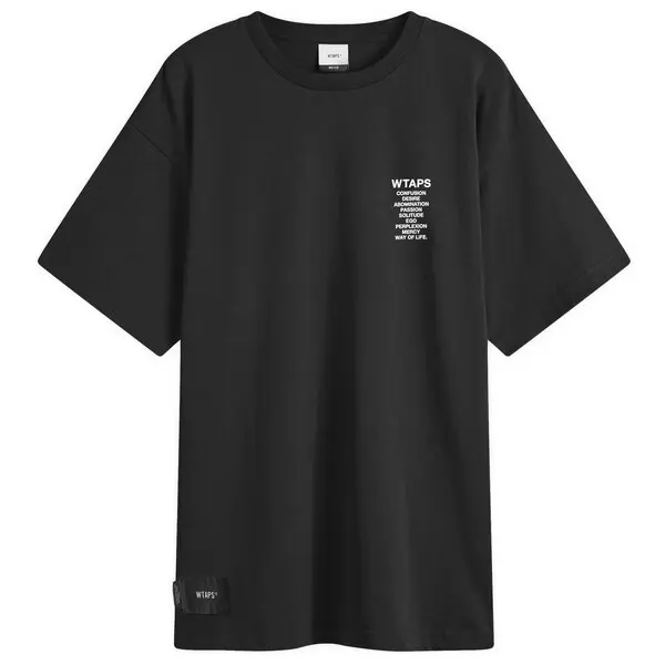 Wtaps Ingredients Spec T-Shirt In Black - 20% Off | Editorialist