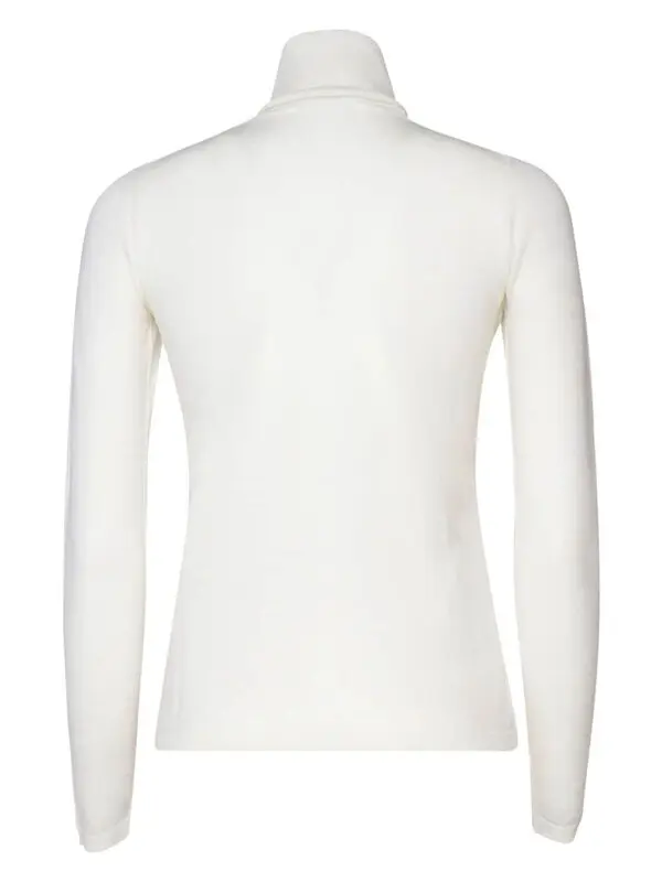 Max Mara Roll-neck Jumper - White