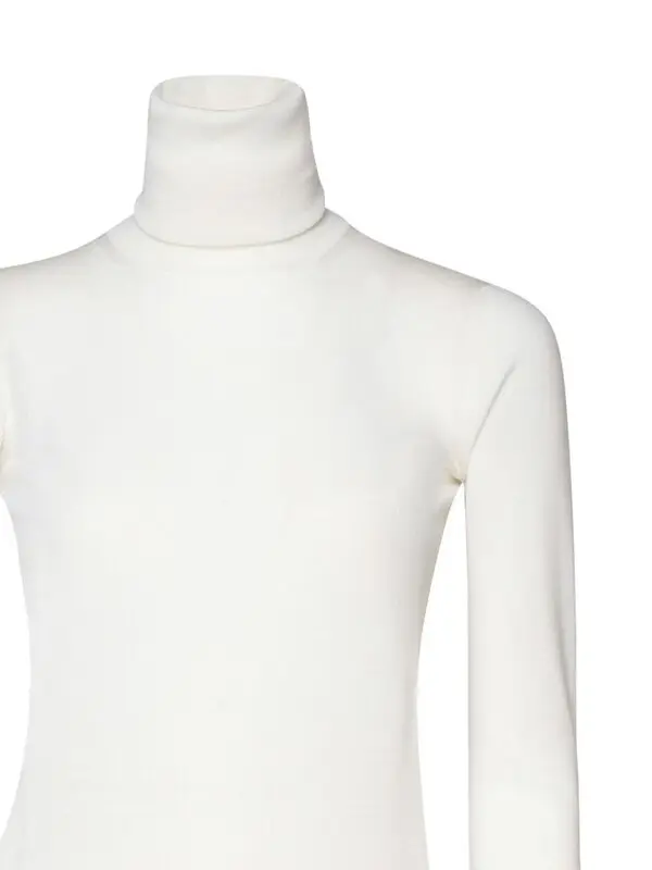 Max Mara Roll-neck Jumper - White