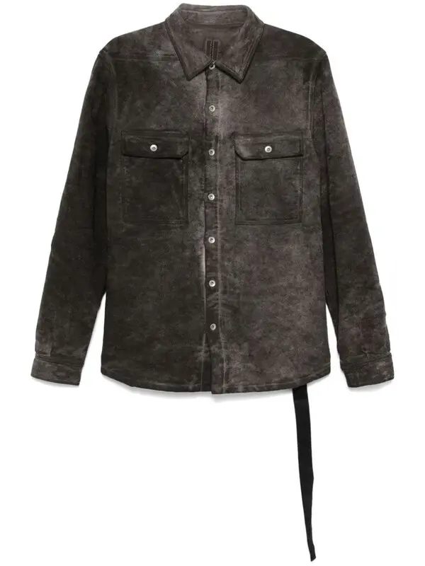 Rick Owens Padded Shirt Jacket - Grey