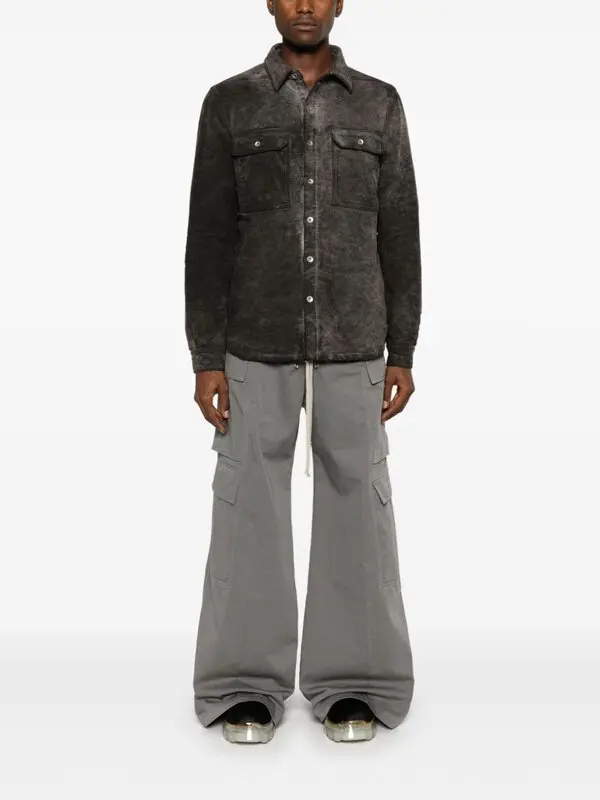 Rick Owens Padded Shirt Jacket - Grey