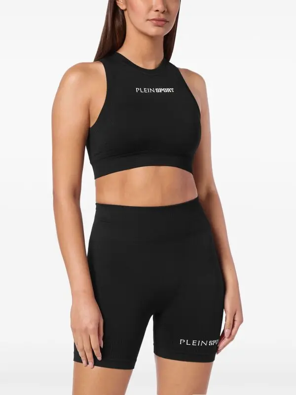 PLEIN SPORT Logo-printed Performance Tank Top