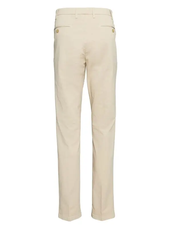 Canali Gabardine Chino Trousers - Neutrals