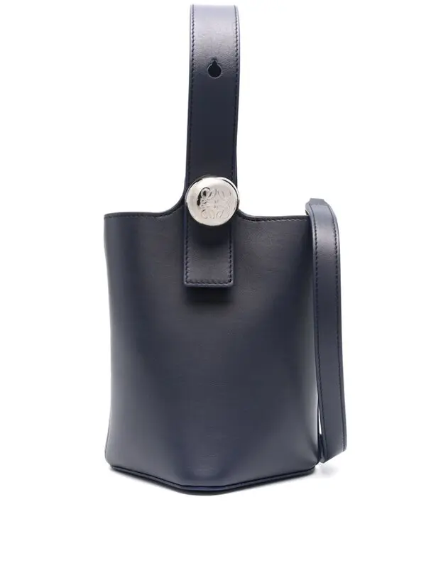 Loewe Mini Pebble Bucket Bag - Blue