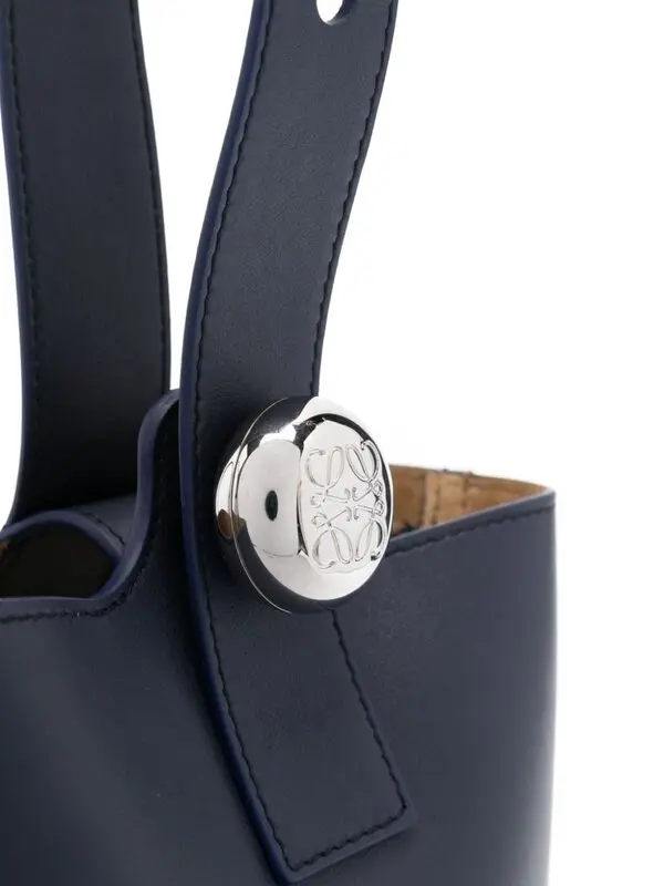 Loewe Mini Pebble Bucket Bag - Blue
